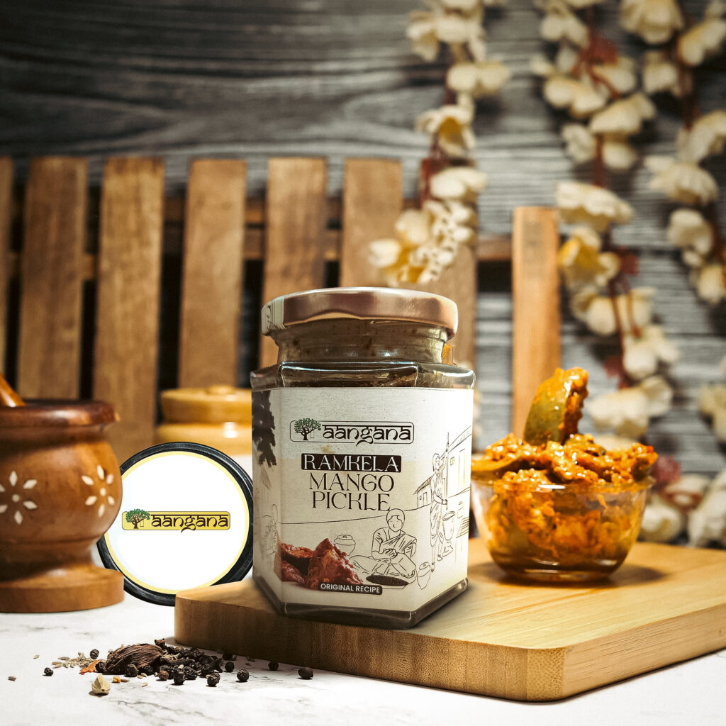 Ramkela Mango Pickle (200gm) – Aangana